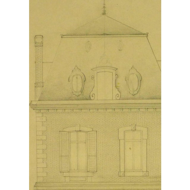 French Architectural Drawing | Chairish