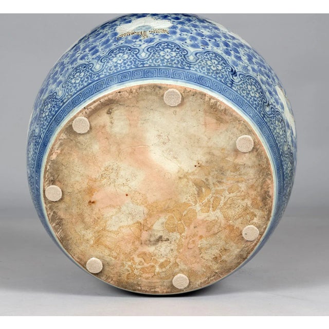 Antique 1900s Japanese Porcelain Hibachi Brazier | Chairish