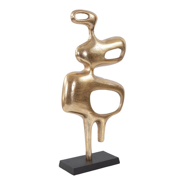 Dalisay Gold Sculpture | Chairish