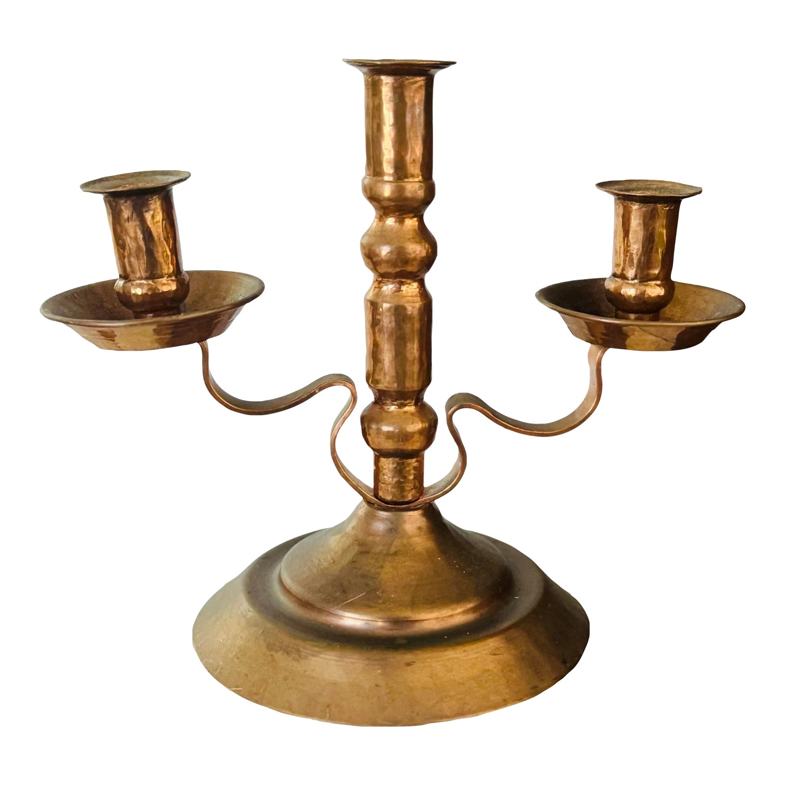 Vintage Copper Candelabra | Chairish