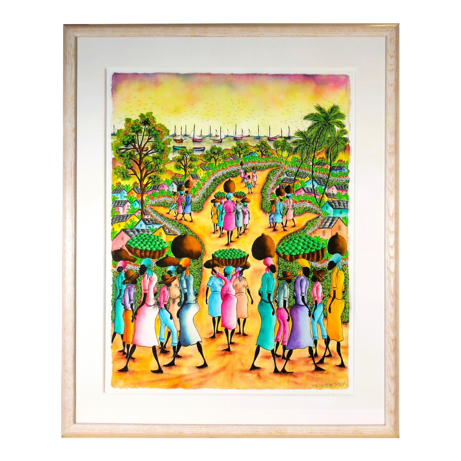 Martino Dorce, Haitian Village, 1996 | Chairish