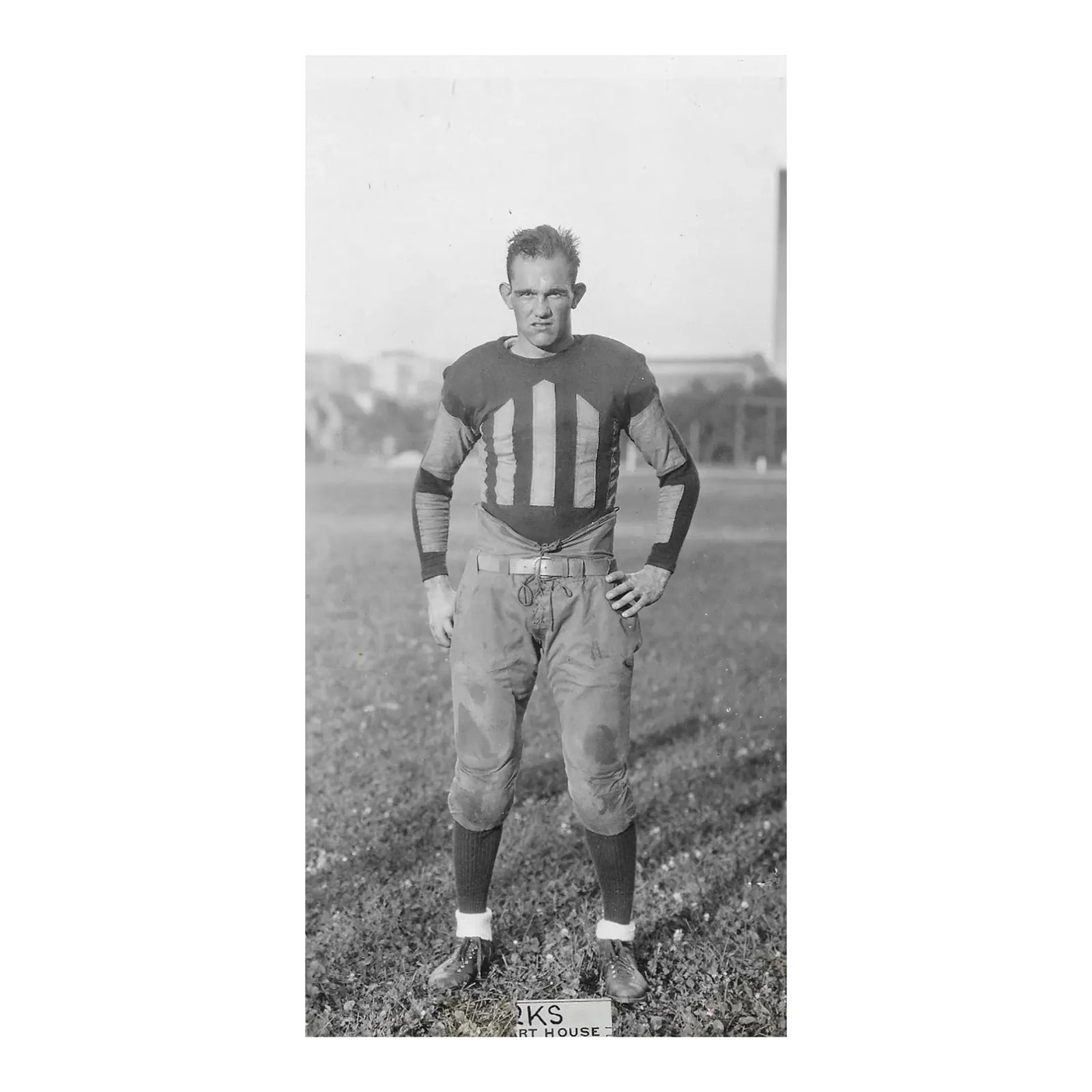 1928 Football Player Photograph | Chairish