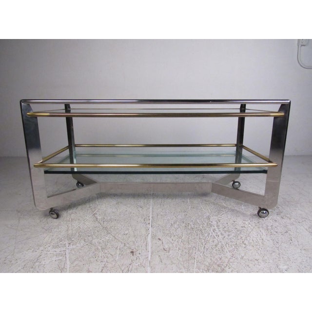 Large Modern Service Trolley or Display Cart | Chairish