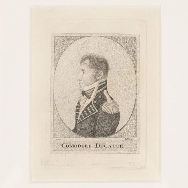 Portrait of Commodore Decatur by Milo Osborn, 1820 | Chairish