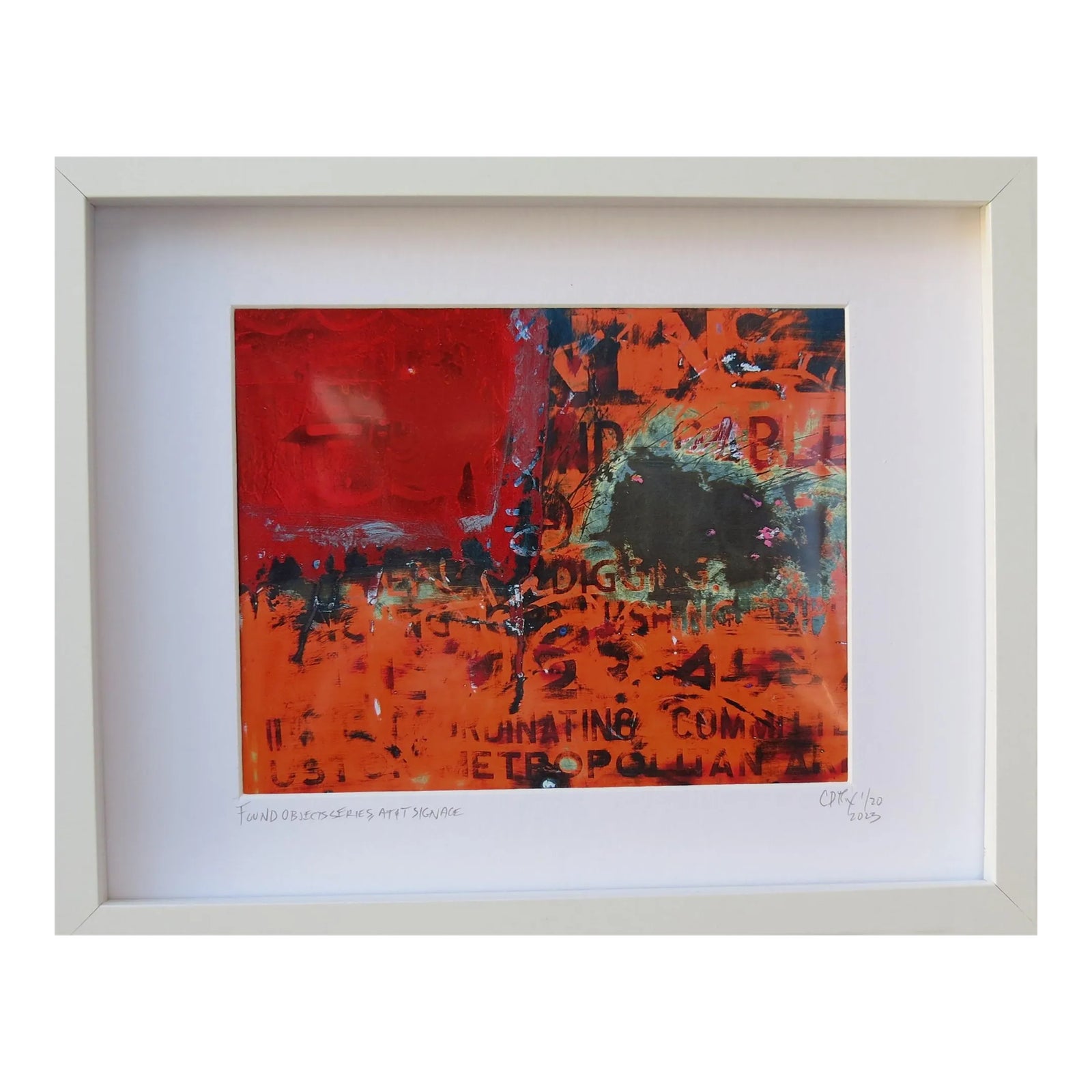 Urban Found Objects Series, Framed Photography by C. Damien Fox | Chairish