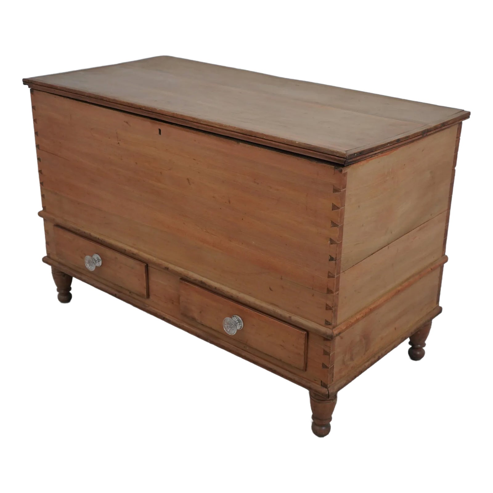 American Antique 19th Century Large Blanket Chest | Chairish