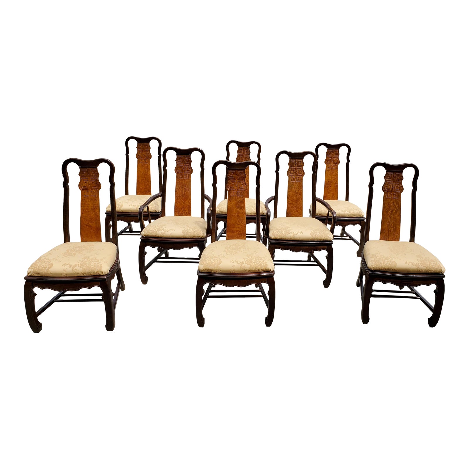 Vintage Universal Furniture Asian Oriental Style Chinoiserie Dining ...