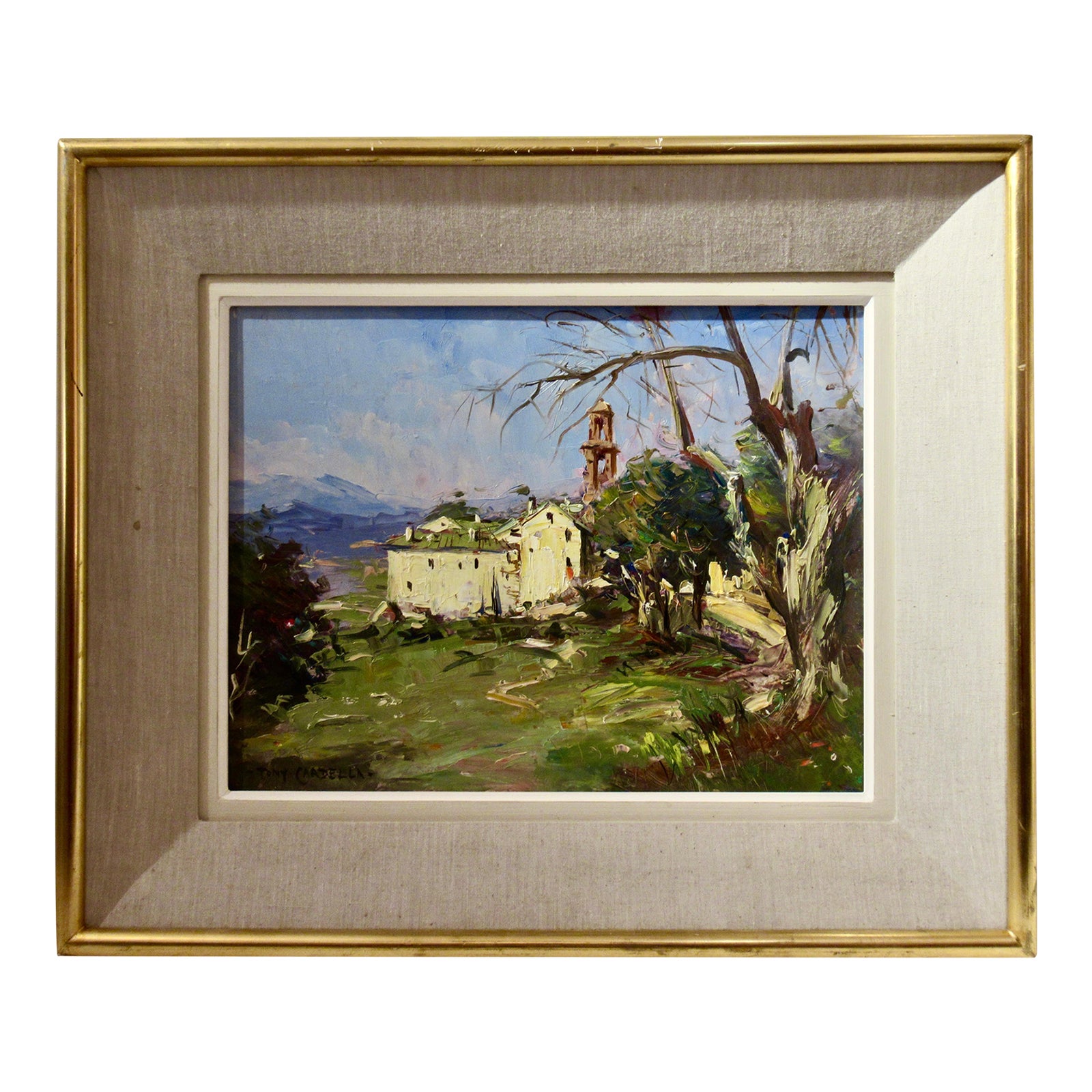 Tony Cardella Corse (Corsica) C.1960 Painting | Chairish