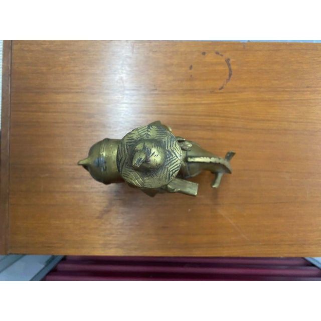 Early 20th Century Chinese Iron Bronze Gilt Man Scholar Riding a Horse ...