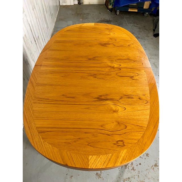 Oval Teak Dining Table by Nathan Furniture | Chairish