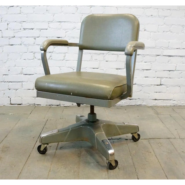 Mid-Century American Industrial Steno Desk Chair by Craig McDowell ...