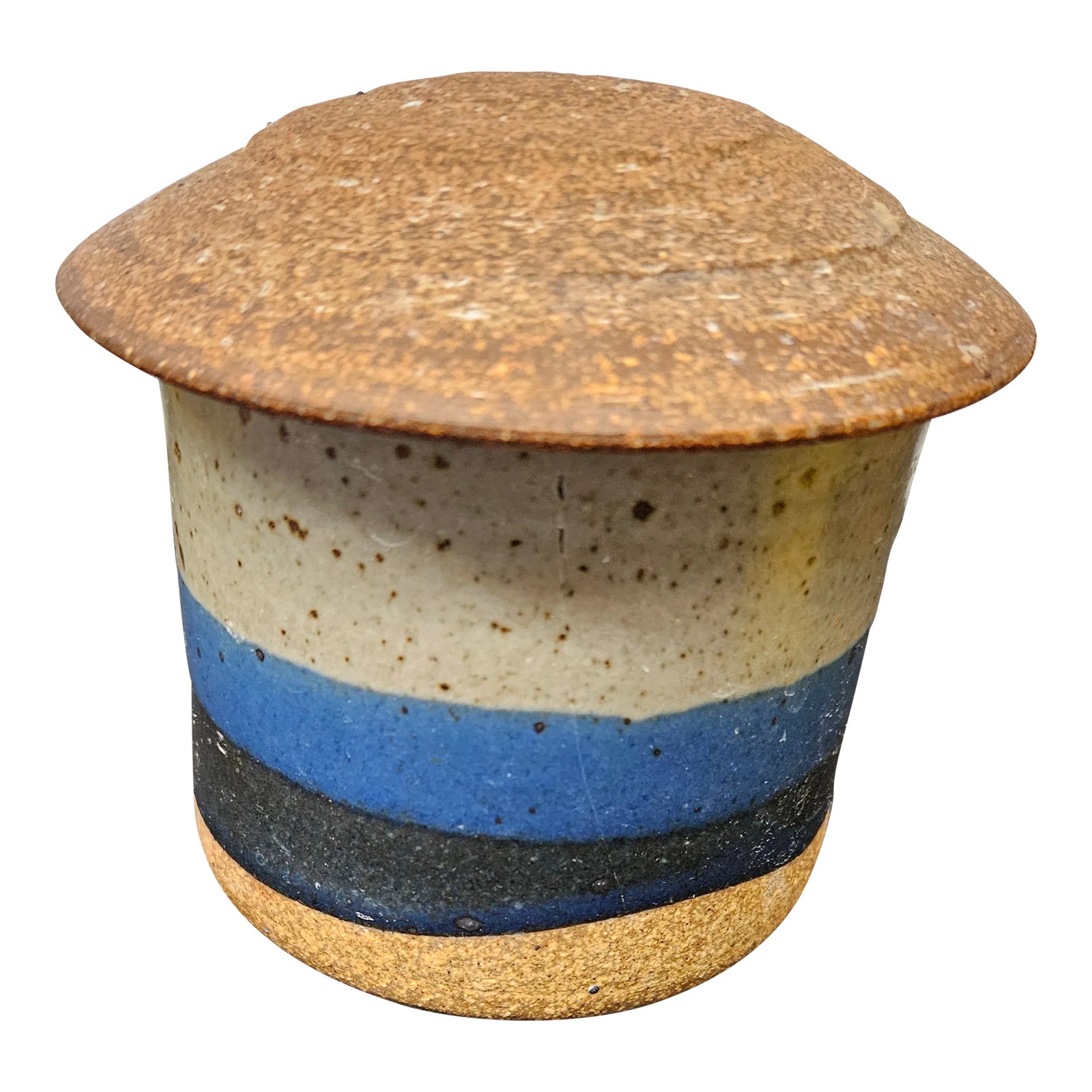 Mid Century Studio Pottery Covered Sugar by Master Potter Byron Temple ...