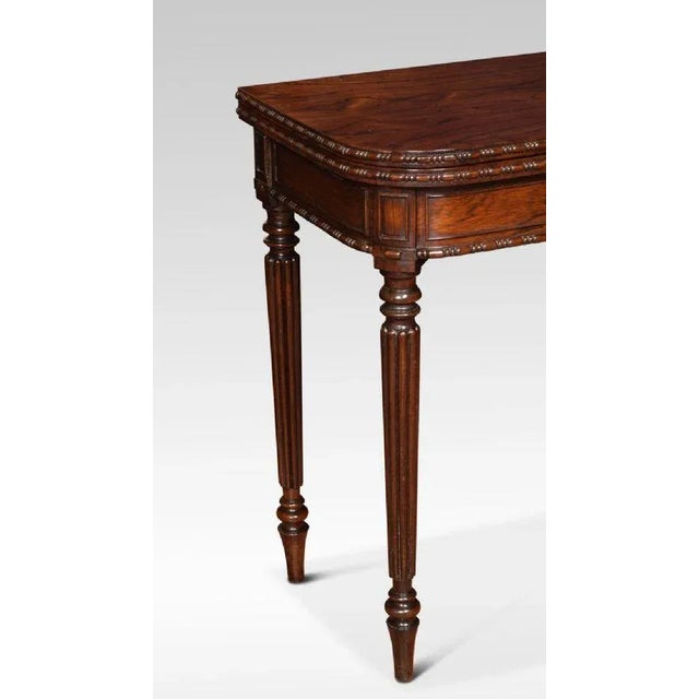 Regency Rosewood Card Table | Chairish