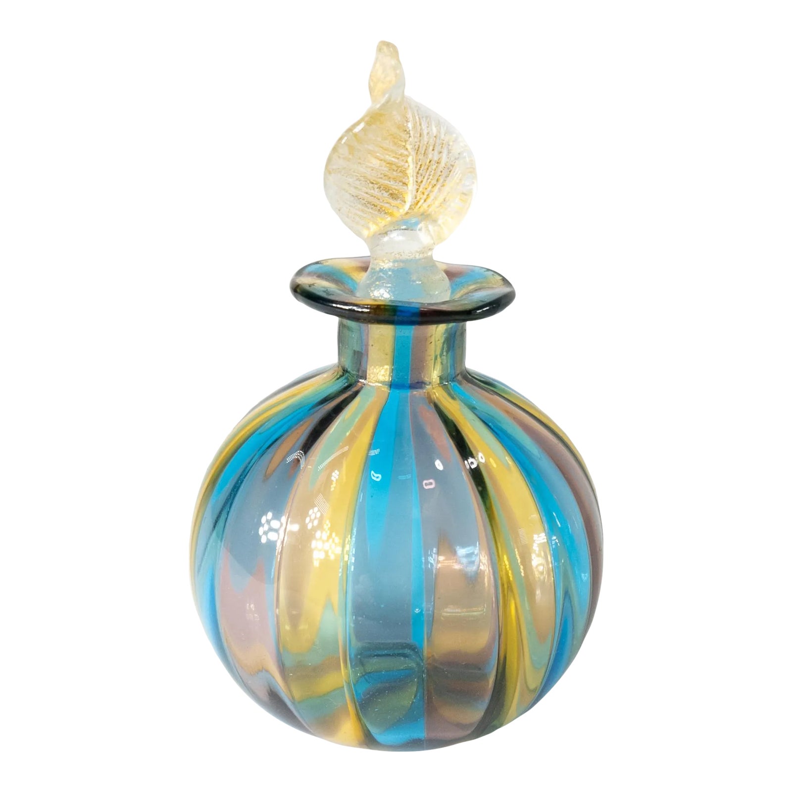 Mid-Century Italian Venetian Murano Glass Fasce Verticale Perfume ...