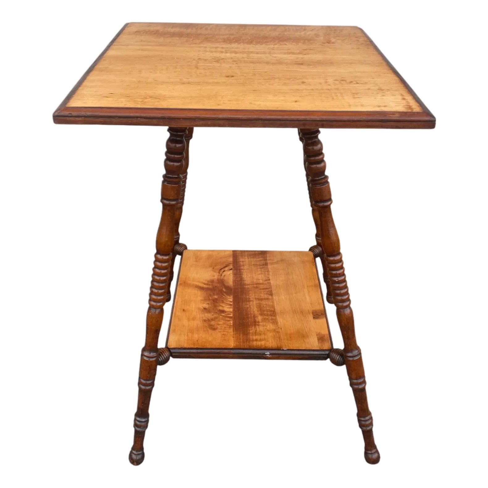Antique American Maple Parlor & Accent Table, Early 1900s, Victorian ...