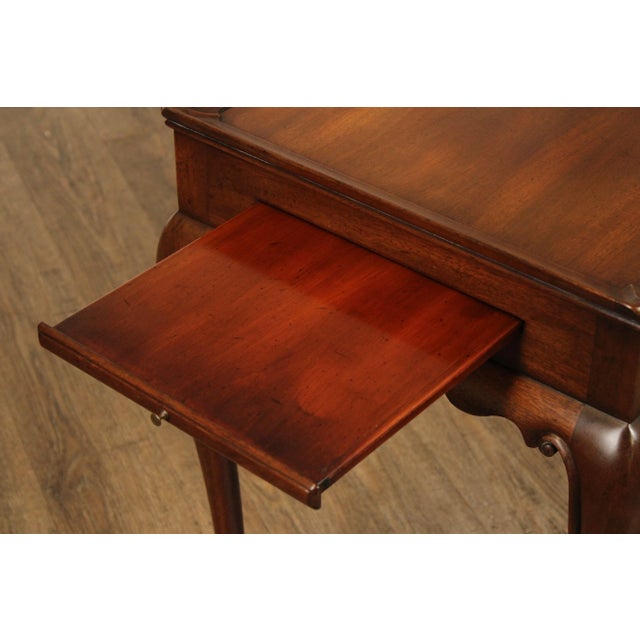 Kittinger Williamsburg Restoration Queen Anne Mahogany Tea Table | Chairish