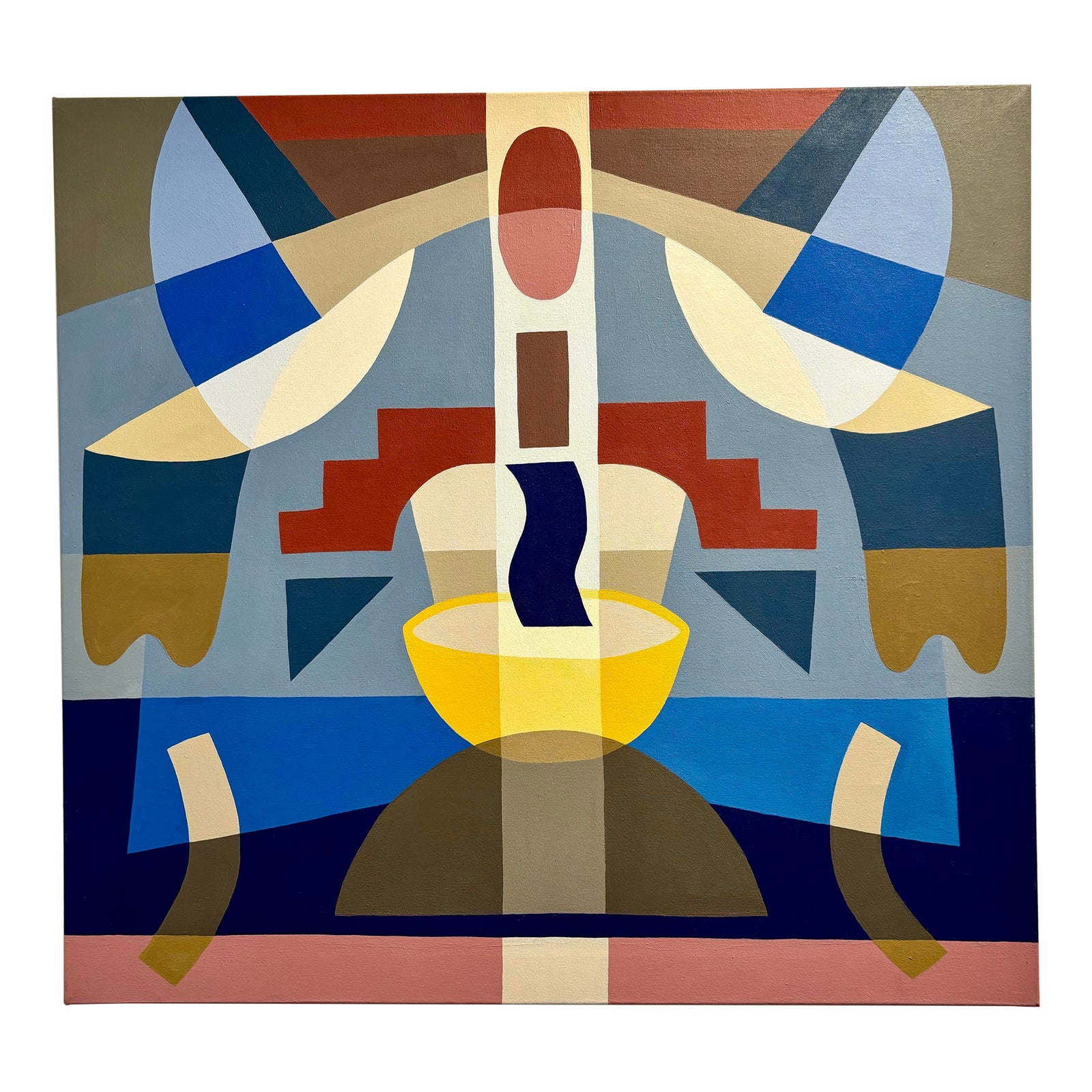 Patricia Rubio Painting on Canvas | Chairish