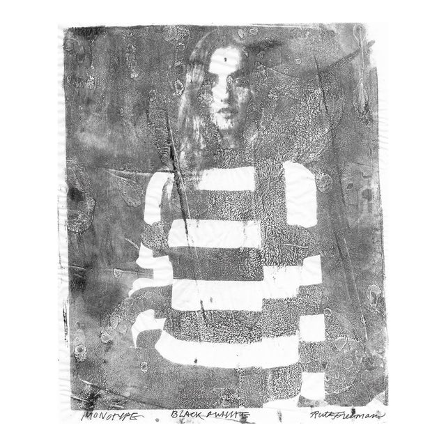 1980s Ruth Freeman Photo Transfer Monotype | Chairish