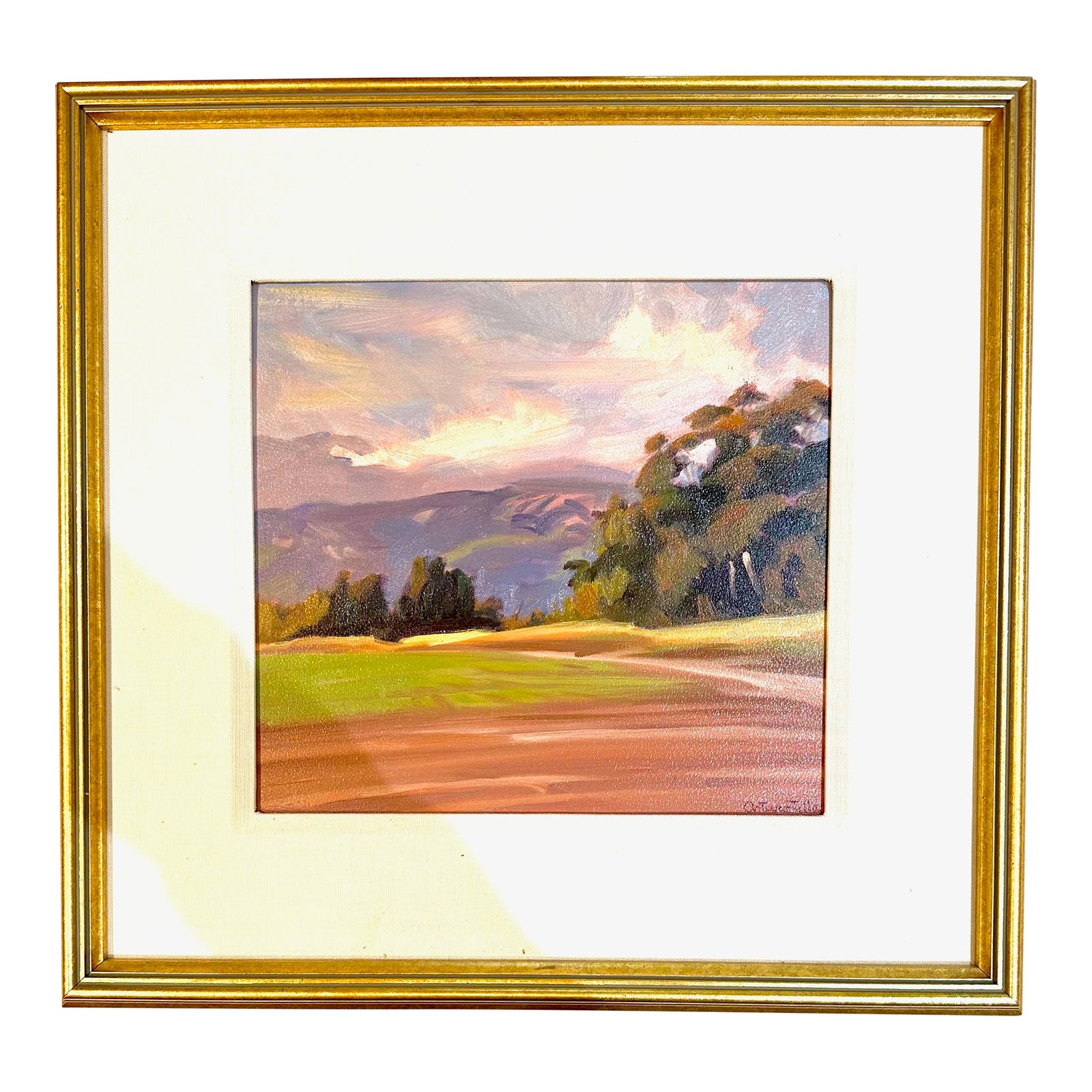 Listed American Artist Arturo Tello Landscape Oil Painting | Chairish