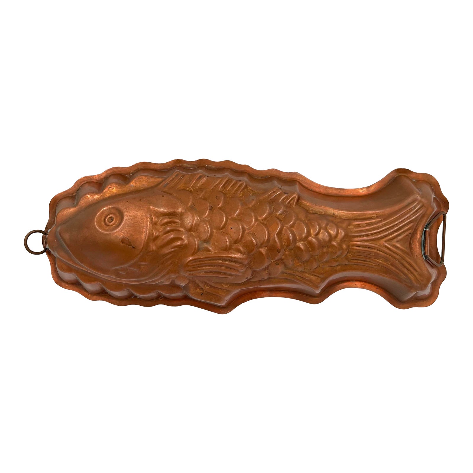 Antique Copper Mold Fish Mold Made in England | Chairish