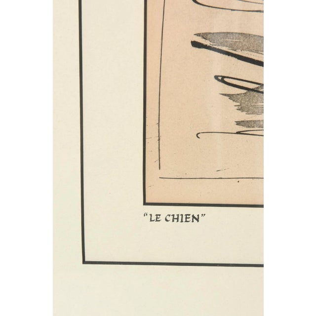 Early 20th Century Pablo Picasso Le Chien (The Dog) Bloch 334 | Chairish