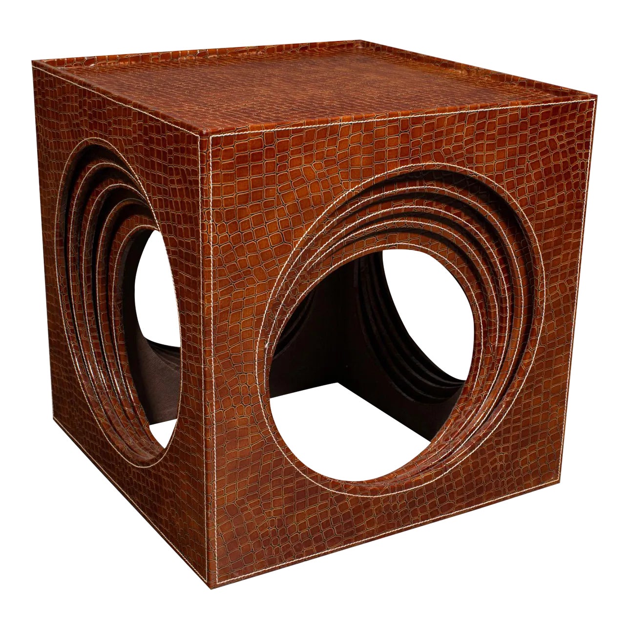1980s Modern Vintage Set of 5 Nesting Cubes, Italian Decorative Nest ...