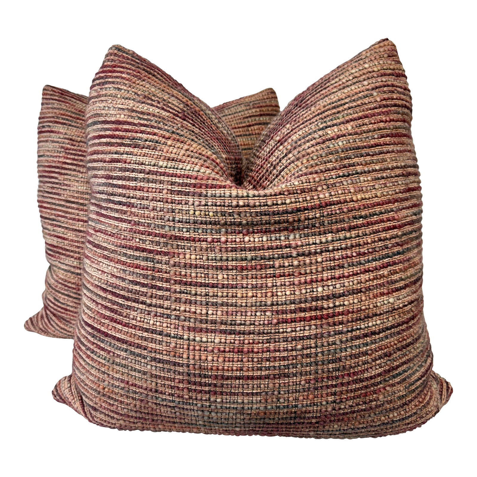 Weitzner Fabrics "Altitude" in Warm 22" Pillows-a Pair | Chairish