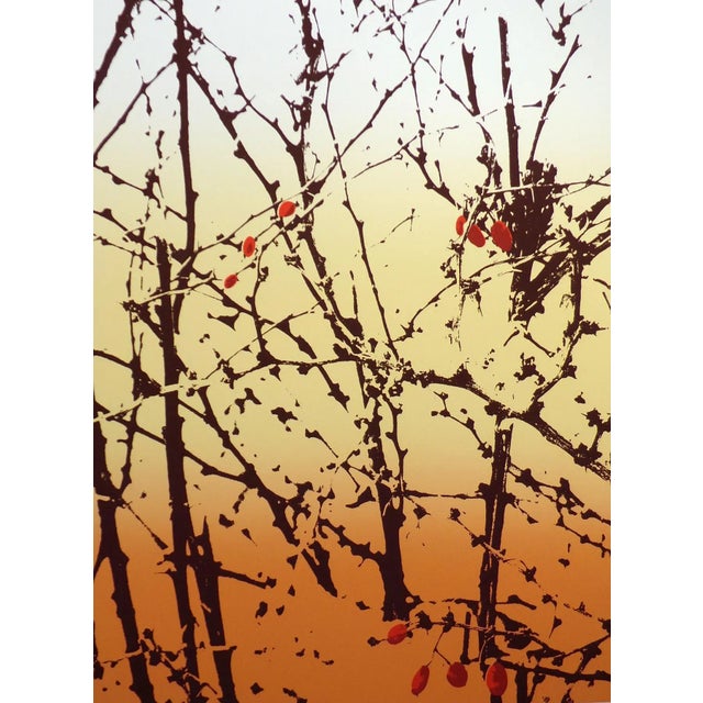 1980s Jim Boutwell "Summerberries I & II" Diptych Signed and Numbered ...