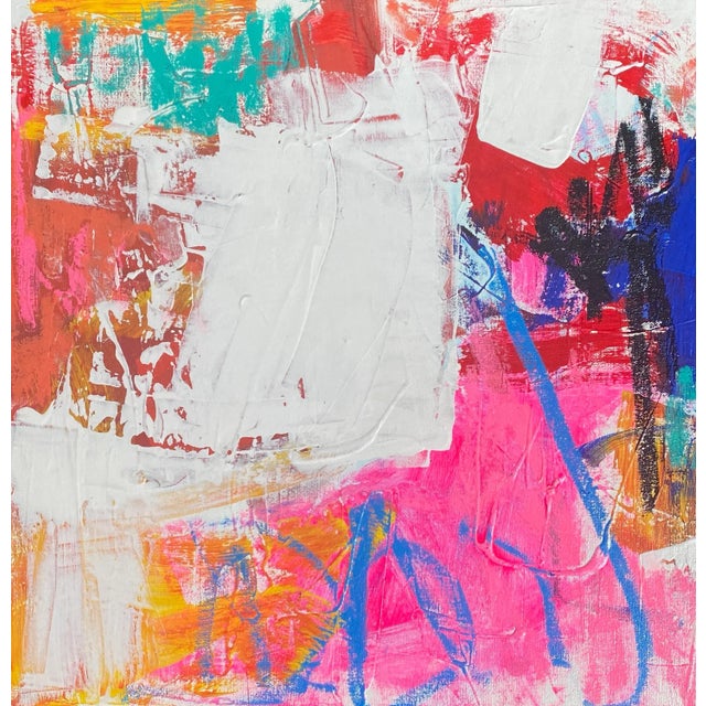 "The Works" Contemporary Original Abstract Acrylic Painting by Sarah ...