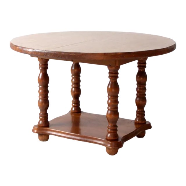 Vintage Lodge Style Table | Chairish