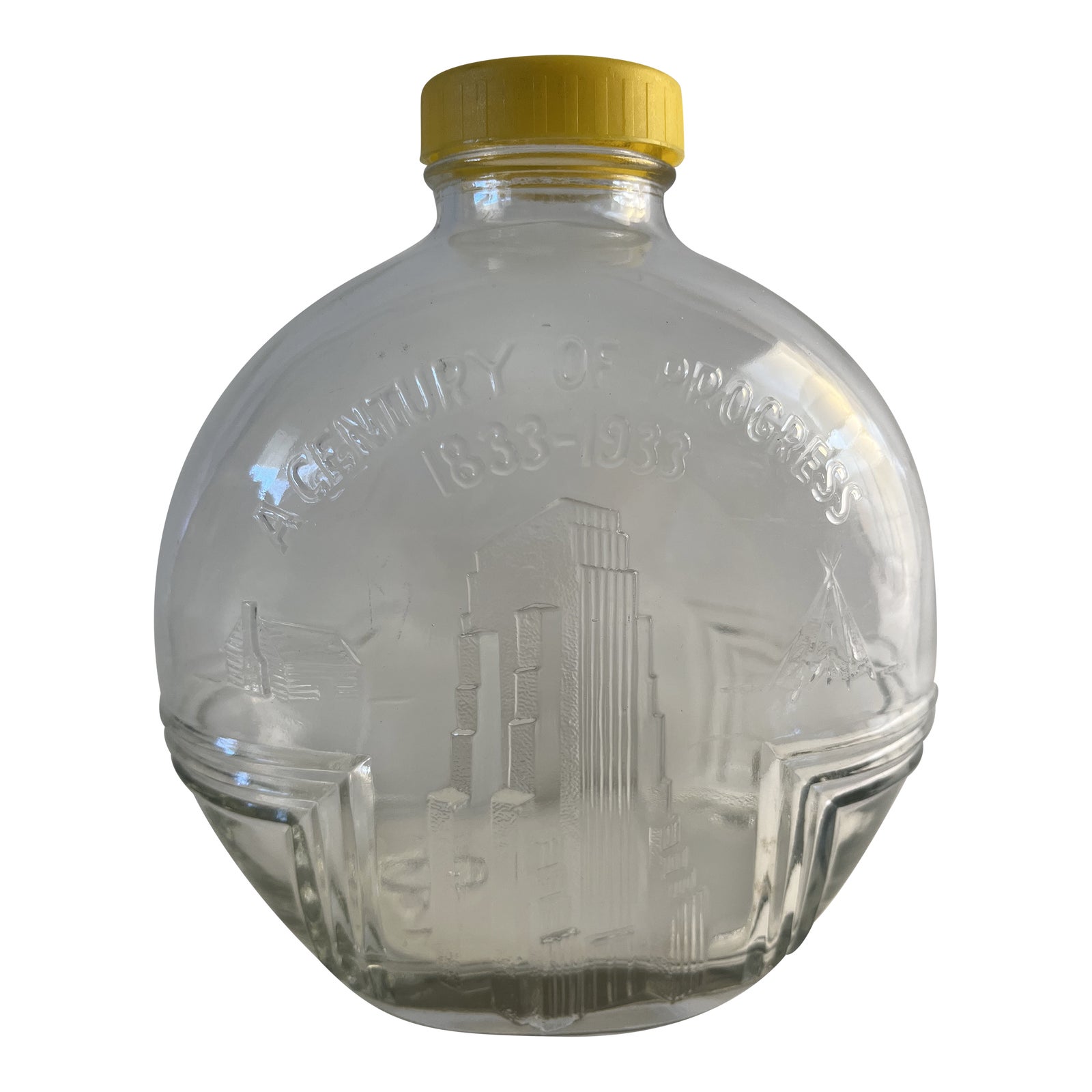 1933 Century of Progress Chicago World's Fair Bottle | Chairish