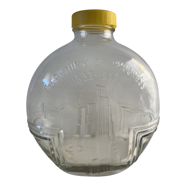 1933 Century of Progress Chicago World's Fair Bottle | Chairish