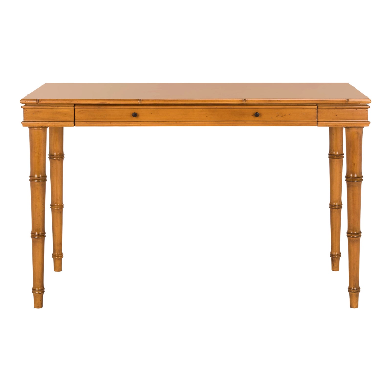 Coastal Writing Desk in Brown | Chairish