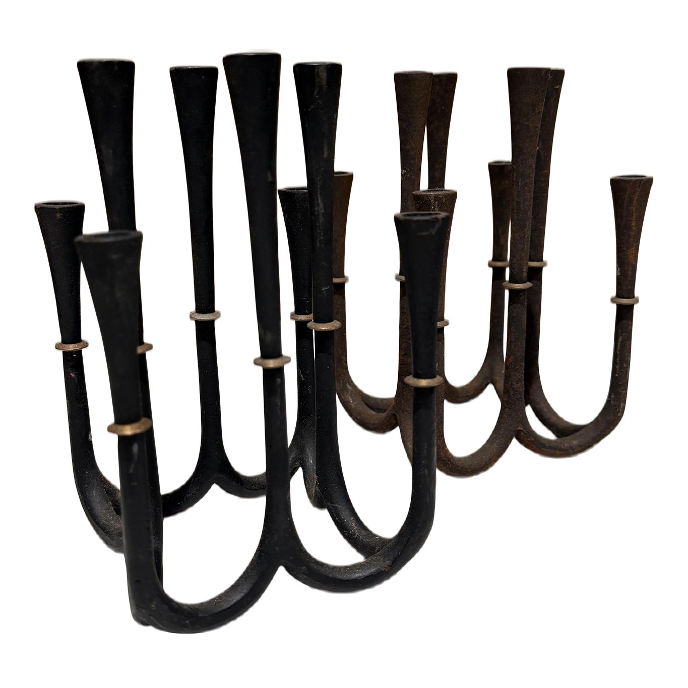 Rare Jens Quistgaard for Dansk Spider Candelabra Cast Iron Denmark ...