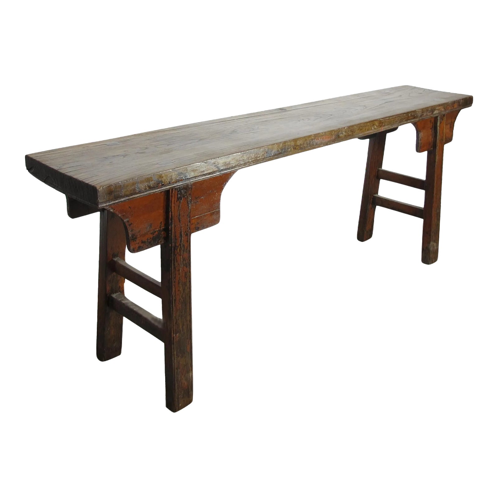 Hebei 8 Ft Long Antique Countryside Console Table | Chairish