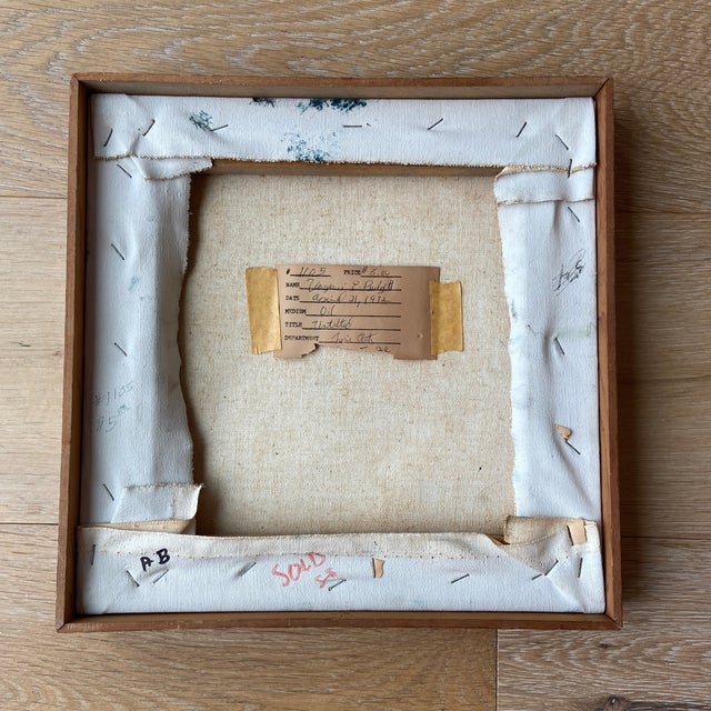 Vintage Oil Portrait Painting by Virginia E. Padgett 1972 | Chairish