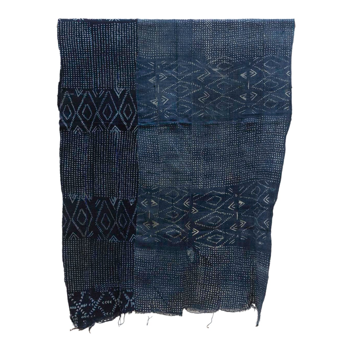 Dusky Indigo Mud Cloth | Chairish