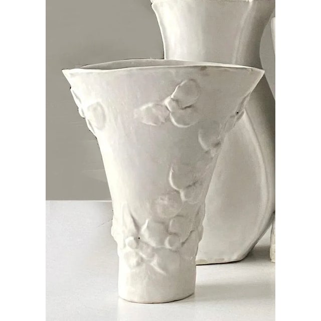 Ceramic Vase "Emotional Replacement" by Studio Paneva White Stoneware ...