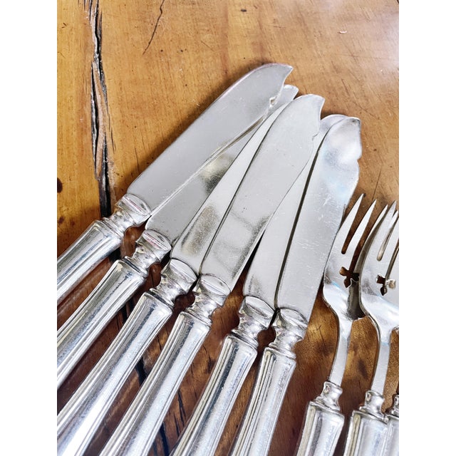 1920s Silver Plated Fish Forks and Knives From Canadian National ...