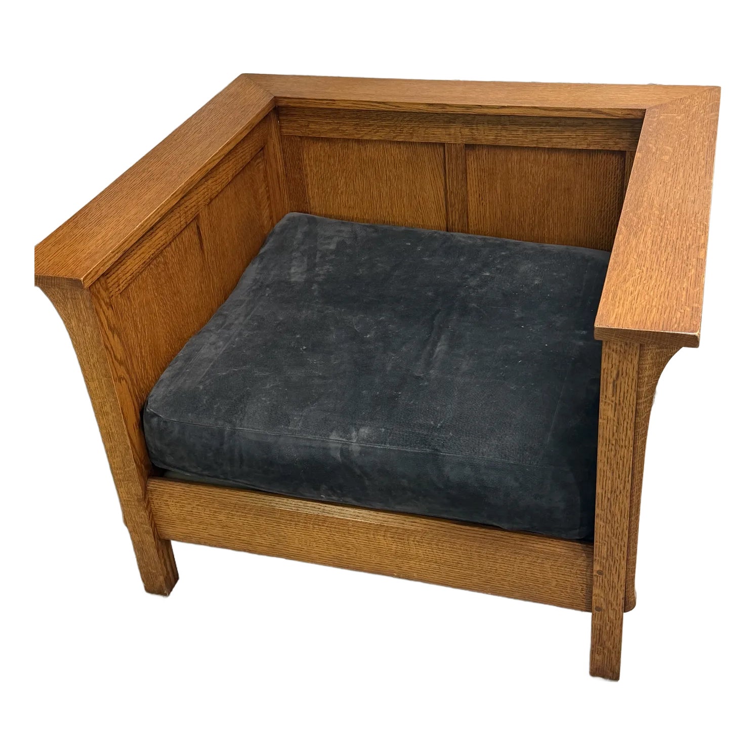 Mid 20th Century Stickley Style Mission Prairie Chair | Chairish