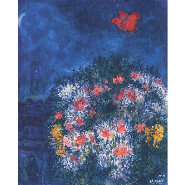 Marc Chagall the Red Bird, 2008 | Chairish