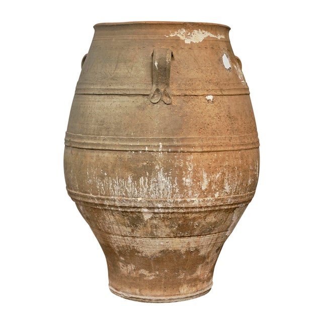Antique Grande Greek Style Pot | Chairish