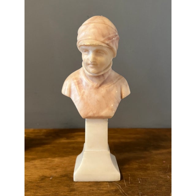 1920s Set of 2 Italian Alabaster Busts | Chairish