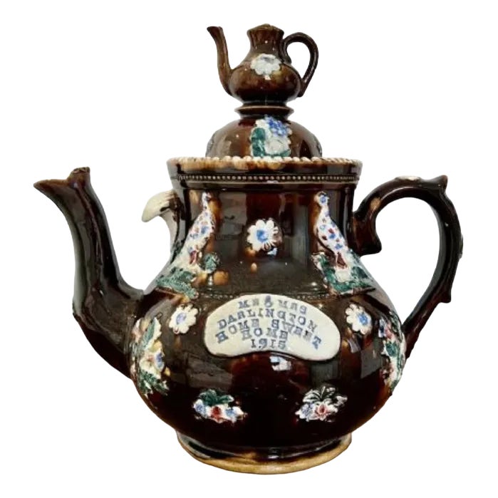 Large Antique Tea Pot, 1910 | Chairish