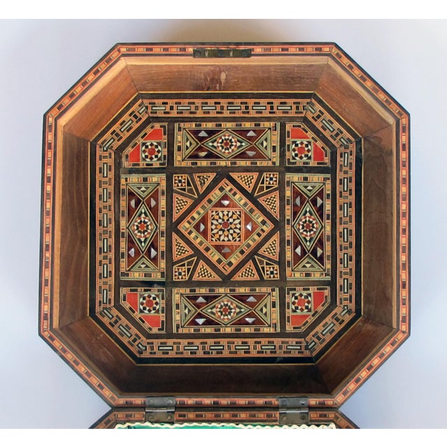 Crafted and Large Middle Eastern Micro-Mosaic Marquetry Inlaid ...