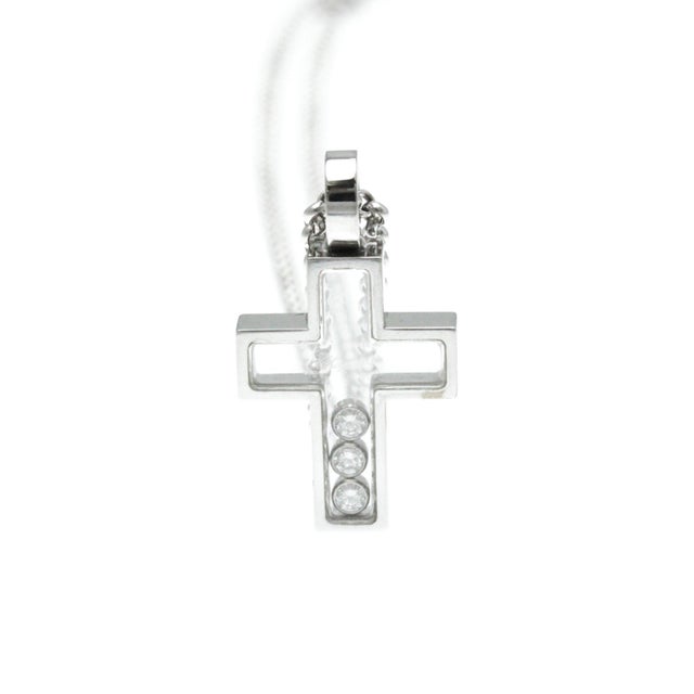 Chopard Happy Diamonds Cross 79/4009 White Gold [18K] Diamond Women,Men ...