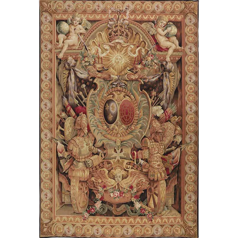 1990s 17th Century Elements of War Recreation Tapestry | Chairish