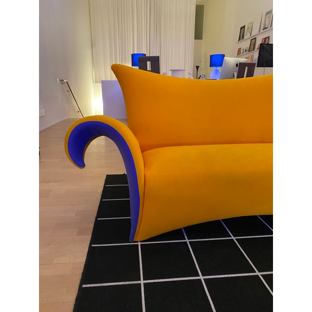 1980s Vintage Postmodern Memphis Style Sofa | Chairish