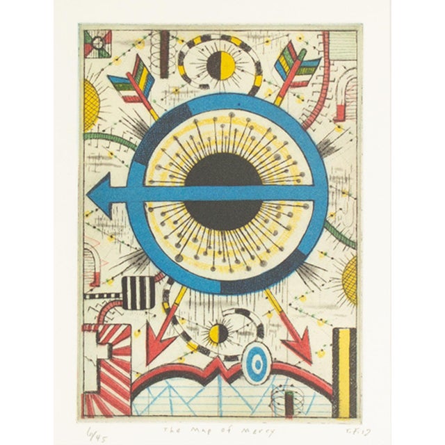 2012 “The Map of Mercy” Limited Edition Color Etching Signed by Tony ...