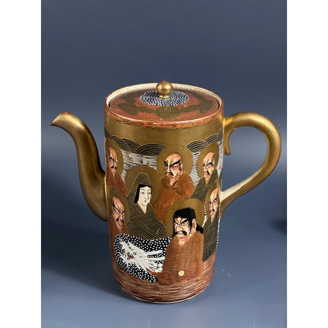 19th Century Japanese Meiji Period Hand Painted Shimazu Satsuma Moriage ...